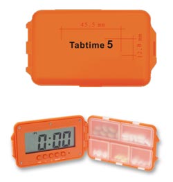 Tabtime pill reminder, tablet timer, medication alarm